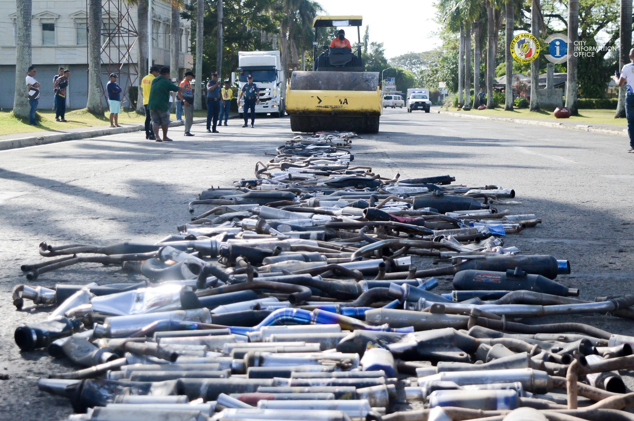 Over 1,000 modified mufflers destroyed - Watchmen Daily Journal