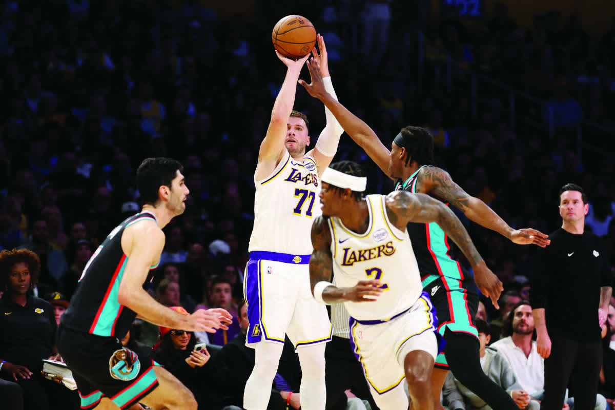 Doncic helps Lakers sweep two-game set from Grizzlies - Watchmen Daily ...