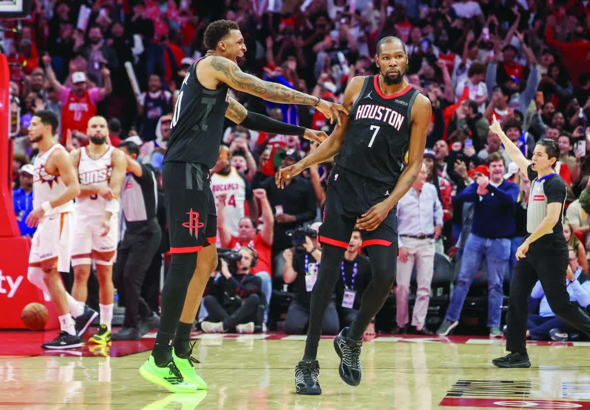 Durant's late 3 helps Rockets outlast Suns - Watchmen Daily Journal